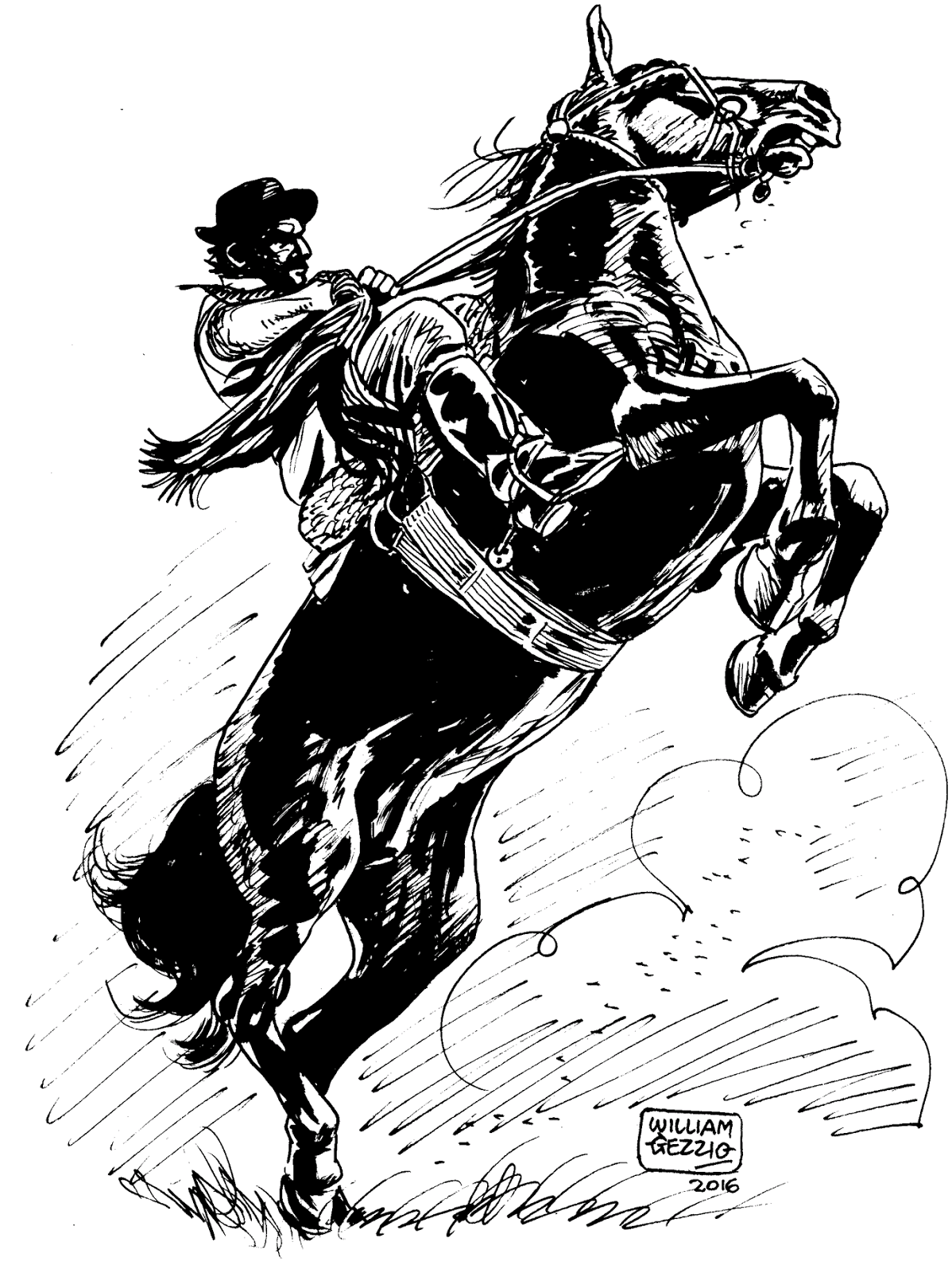 Mi mundo dibujado: El caballo, un tema recurrente