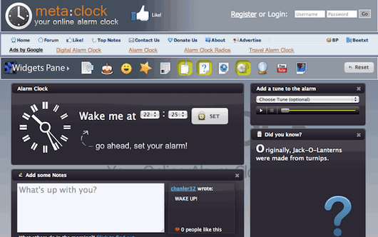 Alarma despertador Online : 5 paginas Top | En mi PC - Avances ...