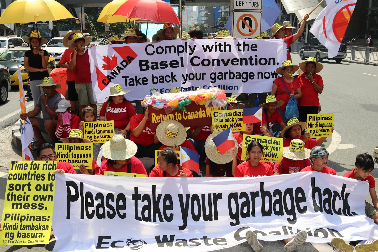 Environmental Activists Step Up Protest over Unreturned Garbage from Canada