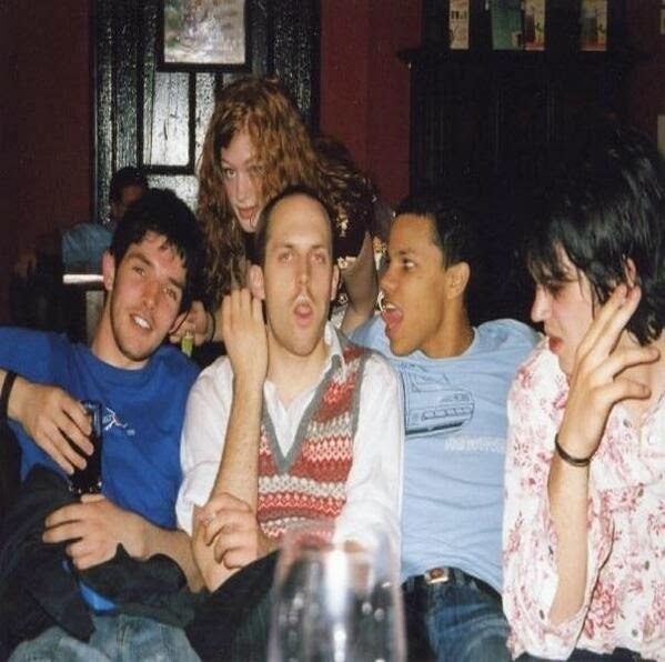 All about Colin Morgan: A rare picture of Colin with friends