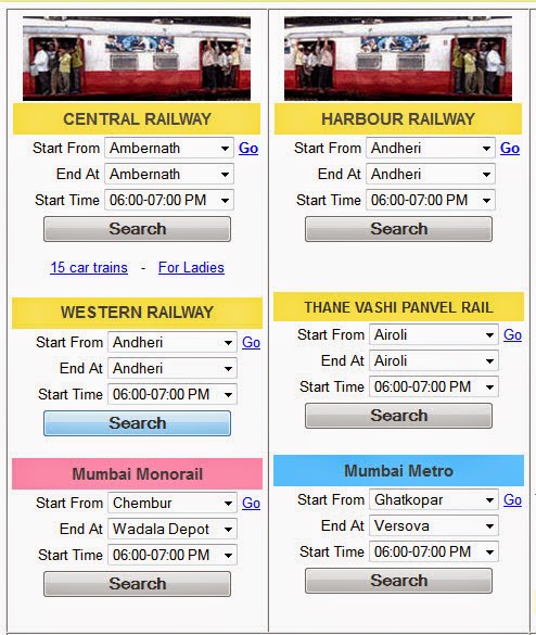 Mumbai Local Train Map: Mumbai local train