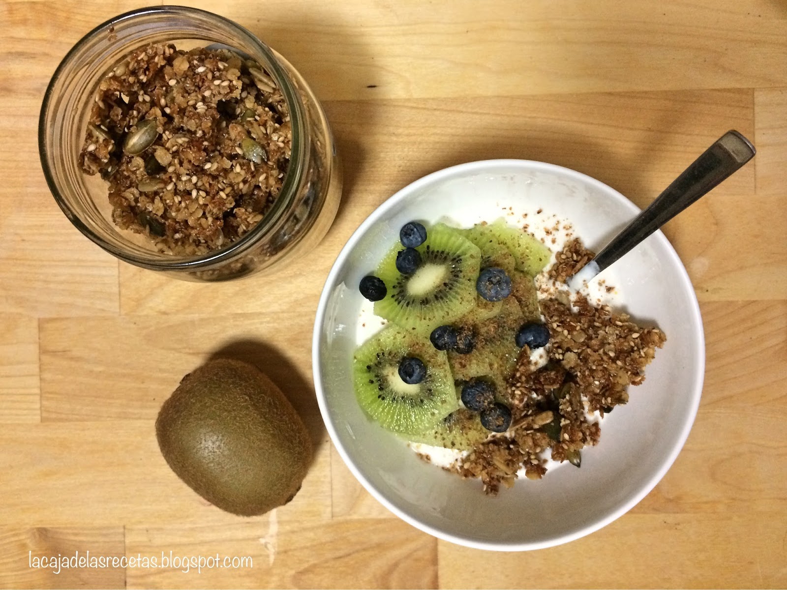 La Caja de Recetas: Granola Casera en Desayuno Saludable - Sin Gluten