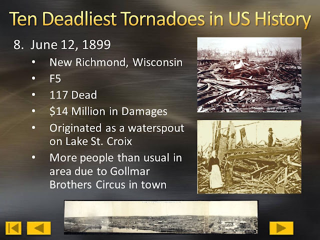 The Ten Deadliest U.S. Tornadoes On Record