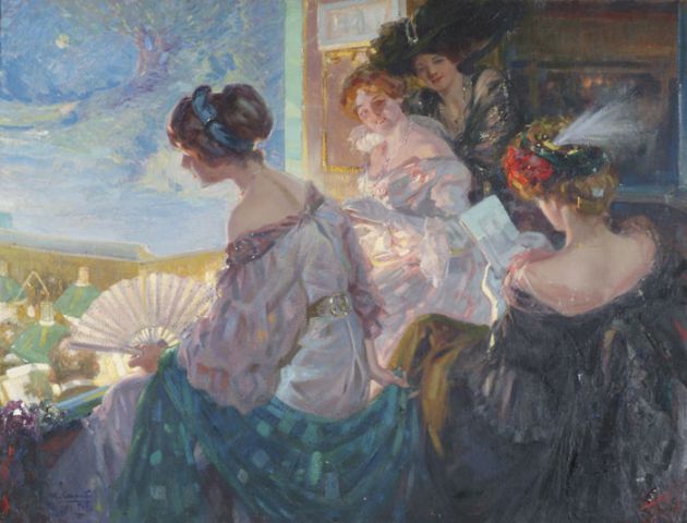 Ulisse CAPUTO (1872-1948) | Catherine La Rose ~ The Poet of Painting