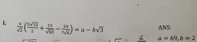 Chang's Math blog: Sec3 A-Math. Surds (fr Ryan c)