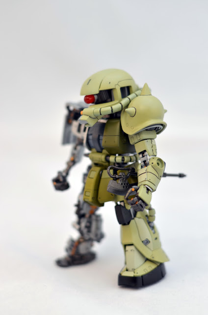 SD Zaku II with inner frame Custom Build - Gundam Kits Collection News ...
