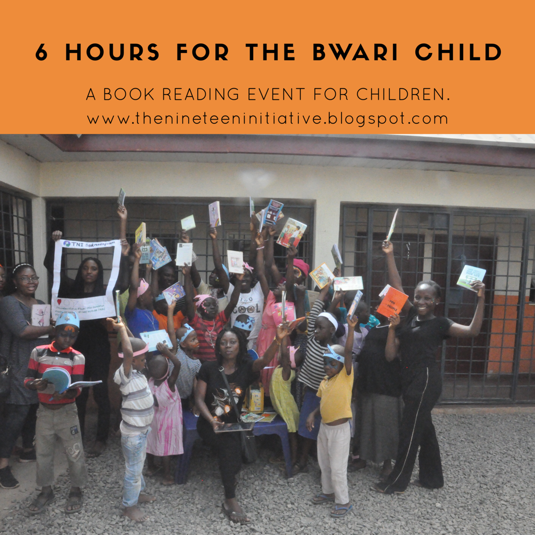 The Nineteen Initiative : 6 HOURS FOR THE BWARI CHILD; A Book Reading ...