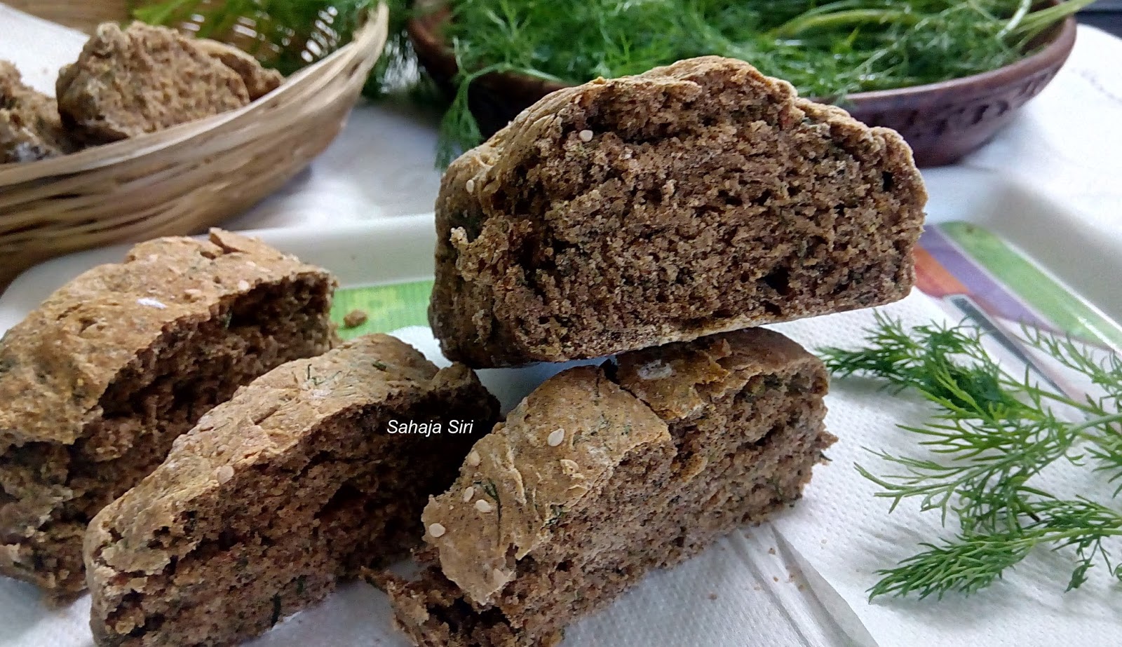 Dill Multigrain Dark savory bread