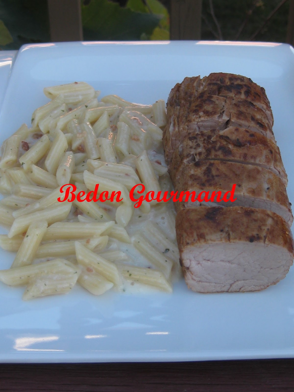 Filets de porc glacés à la moutarde au miel | Bedon Gourmand