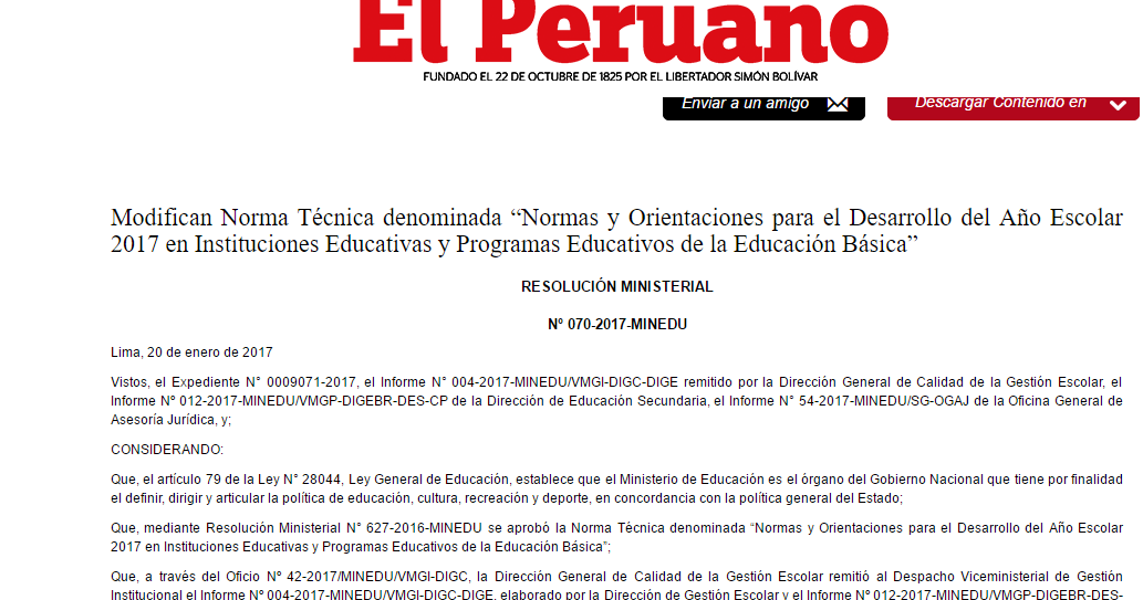 Comentario Al DÍa Modifican Norma Técnica Denominada “normas Y