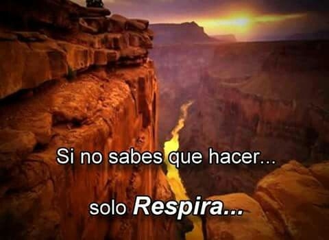 Frases Lindas Del Dia: Si No Sabes Que Hacer... Solo Respira...