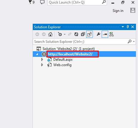 Happy Coding Box: ASP.NET: Move Website Project between Local IIS and IIS Express