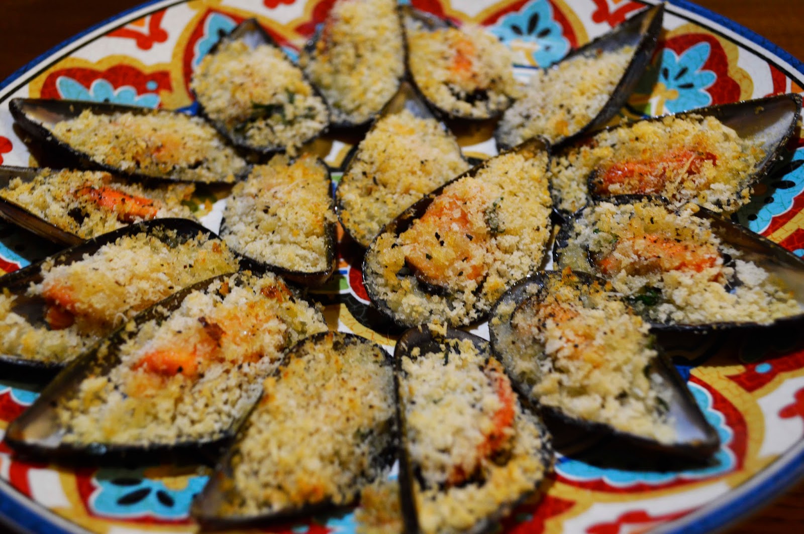 Orietta's Recipes: Cozze gratinate