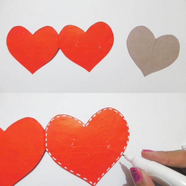 Diary of Seresha: DIY: Mini Heart Card