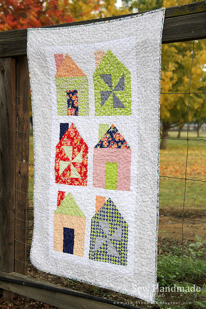 Sew Handmade: Little Houses Baby Quilt