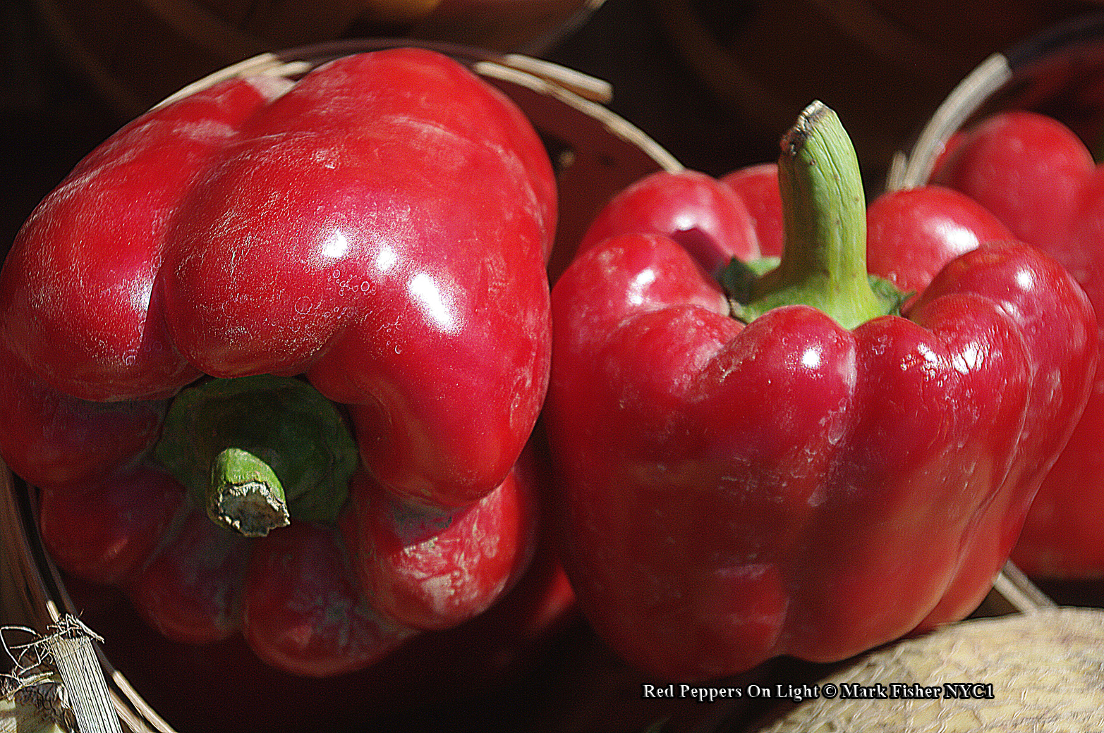 Mark Fisher American Photographer™: Red Peppers On Light • American ...