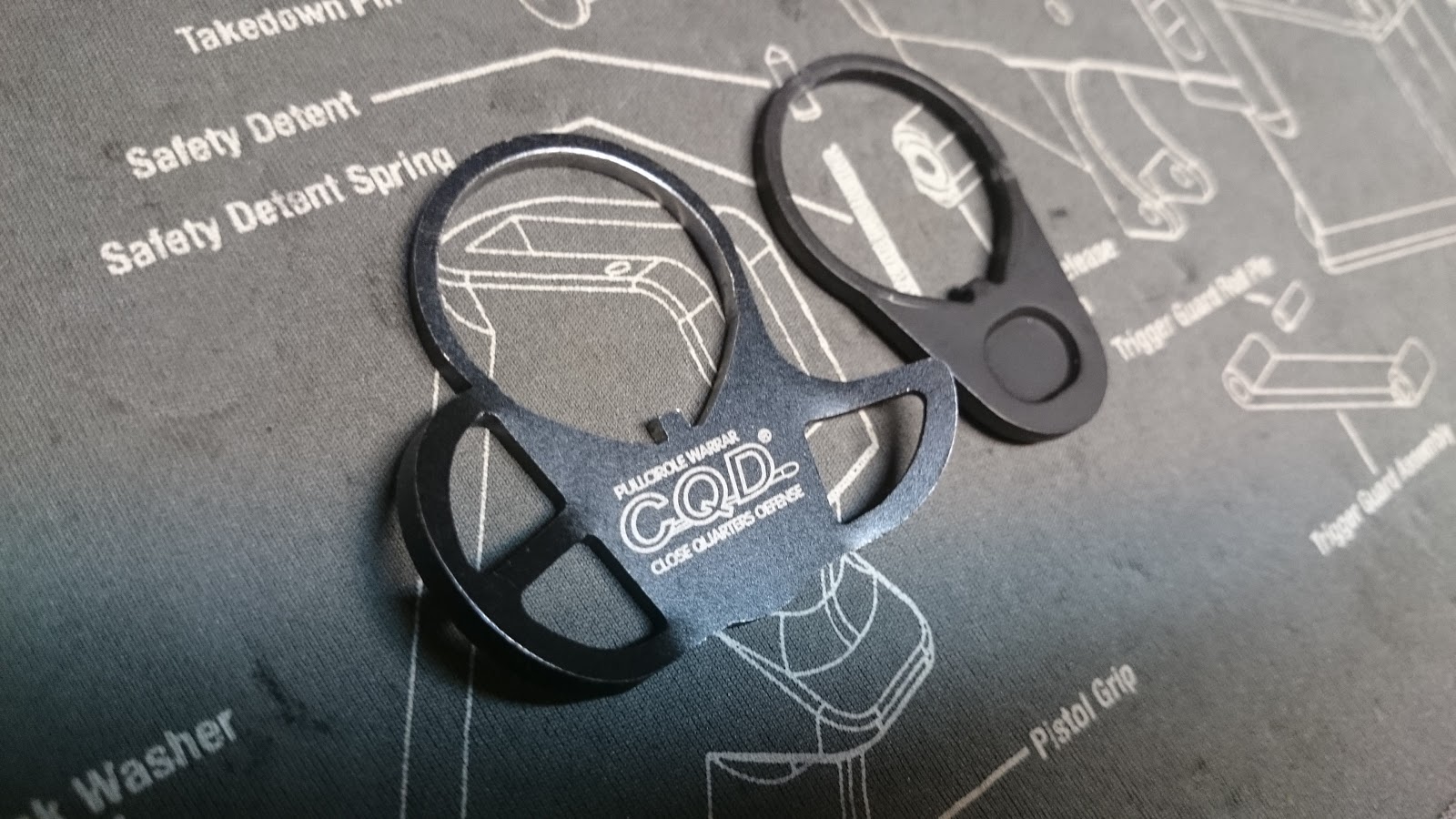 Mister Donut's Firearms Blog: CQD (clone) rear sling mount for my Mk18 ...