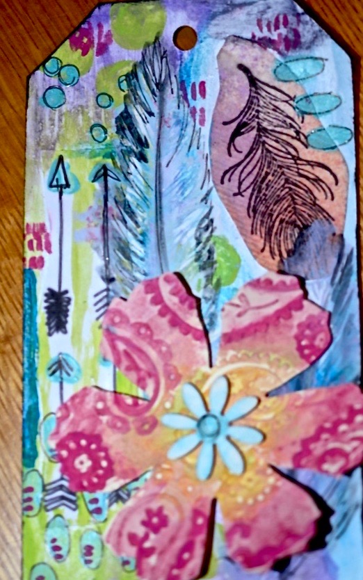 Infused Creativity : Feather Texture Technique - YouTube Video