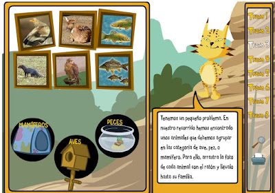 ENTRENA CON LAS CIENCIAS: UNIDAD 4 - UN MUNDO DE ANIMALES - 1º P