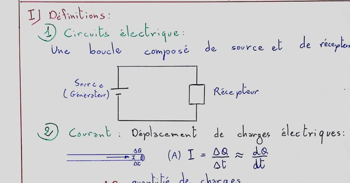 circuit electrique - exomaroc