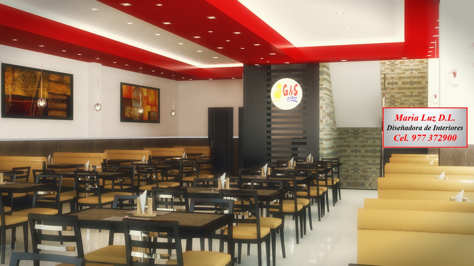 Decoracion de polleria Maria DL 977372900: Diseño Polleria 4