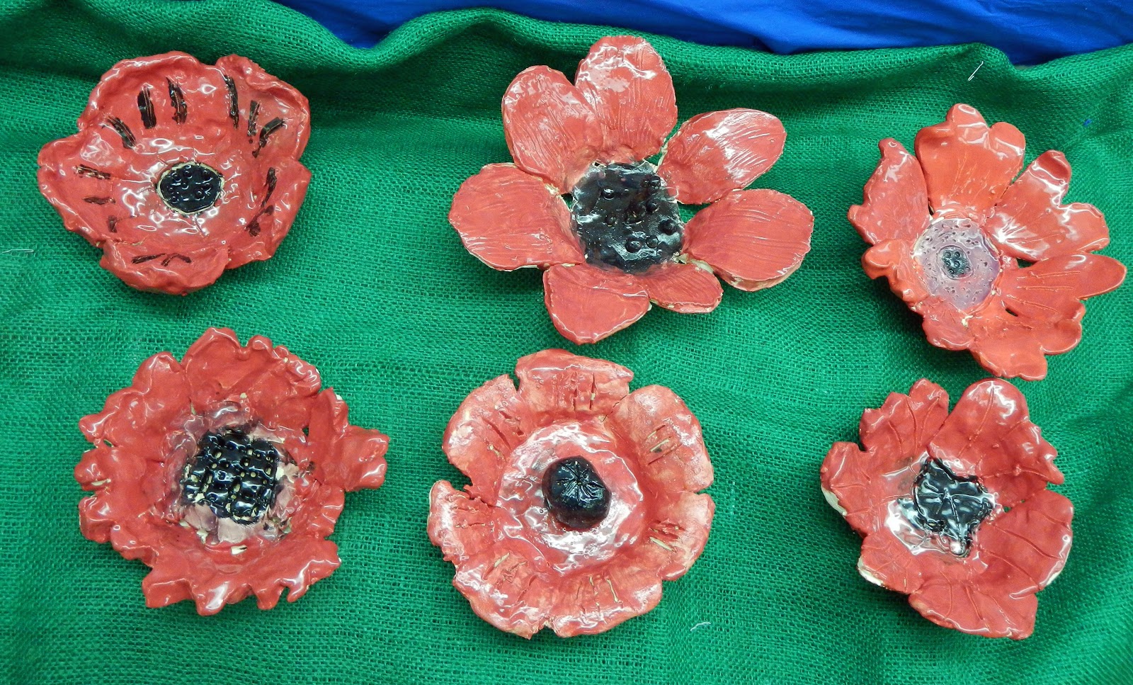 that artist woman: Clay Poppies