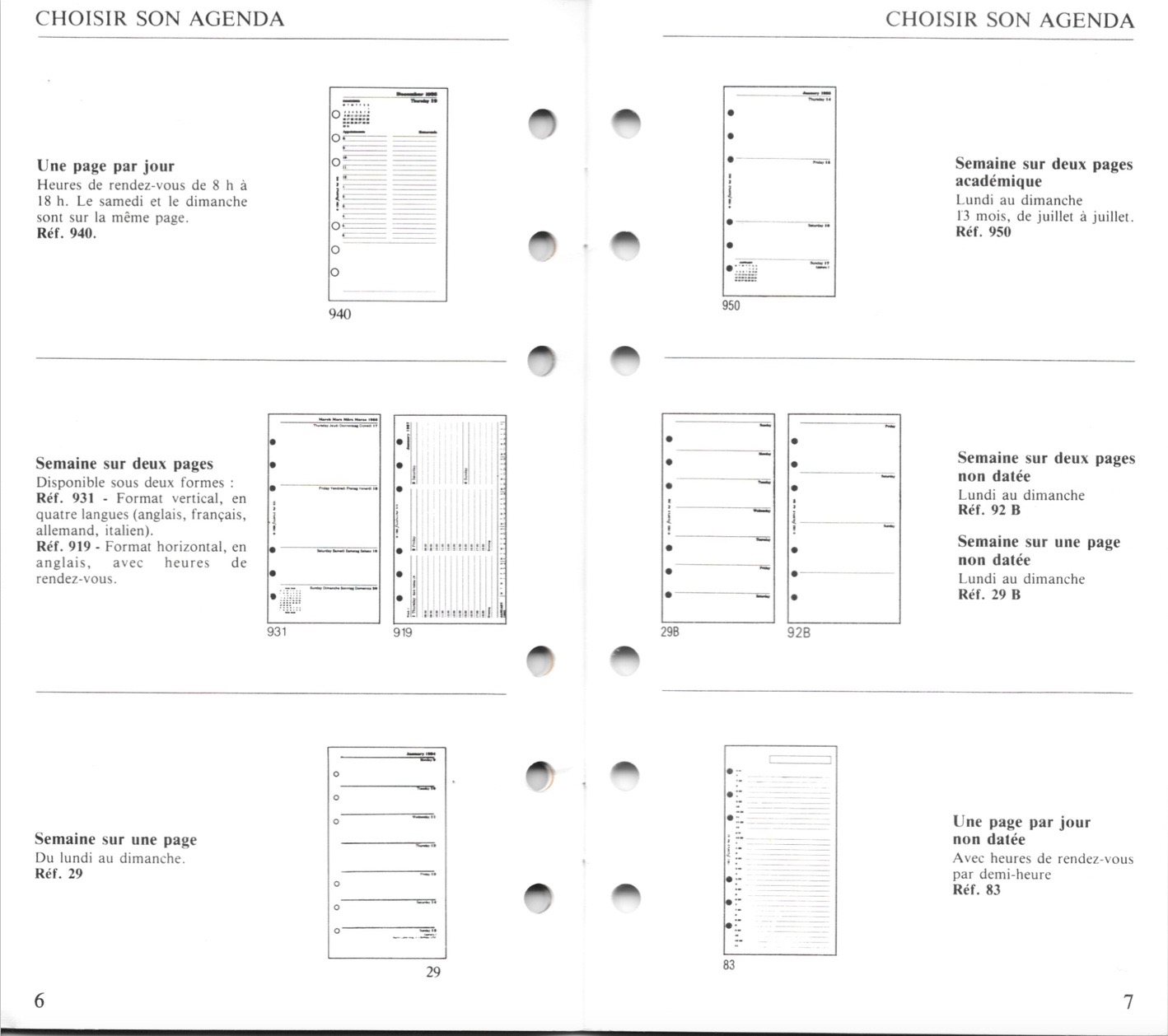 Philofaxy: Filofax France 1989
