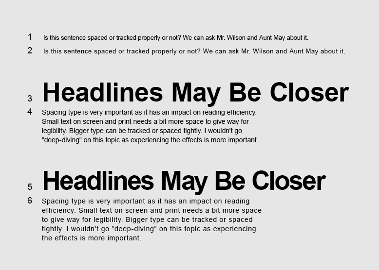 The Beginner’s Guide to Fonts: Spacing