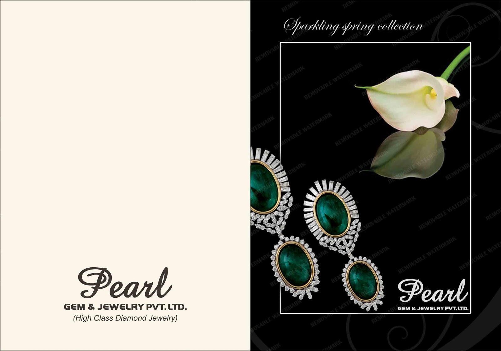 Ashish Desk: Greeting Card Designs for Pearl Gem & Jewellery