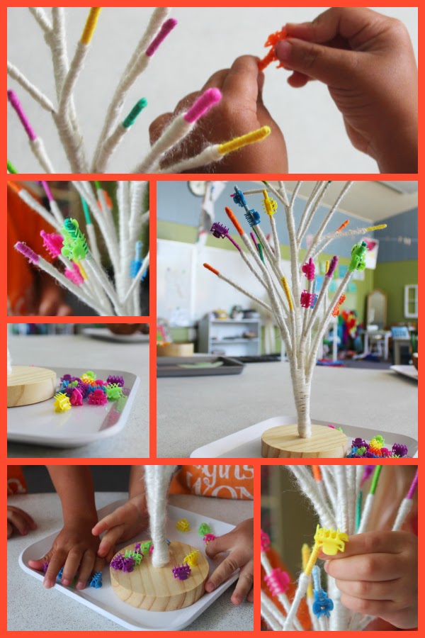 scrumdilly-do!: fine motor tree fun