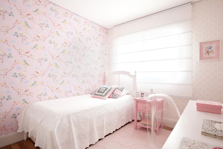 Bricolage e Decoração: Decorar Quartos de Menina com Papel de Parede