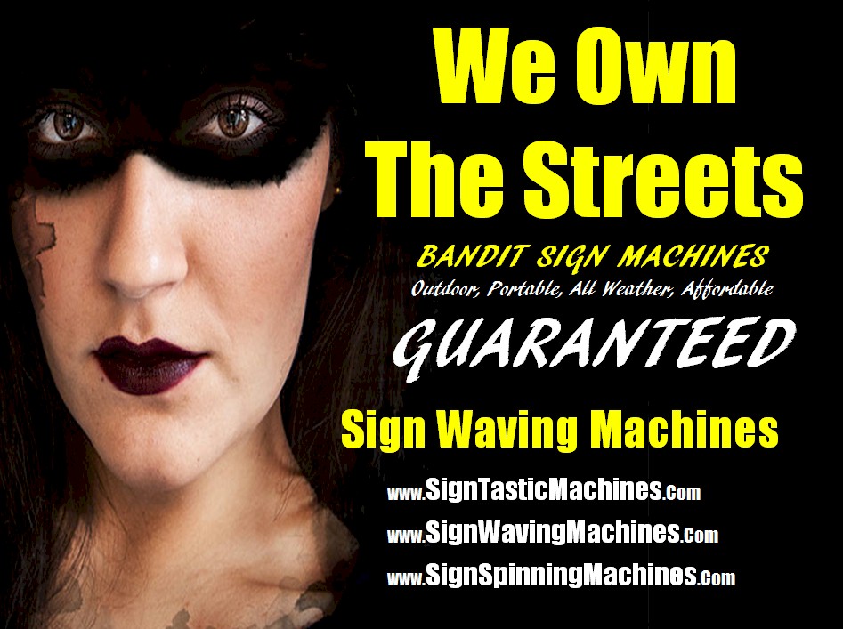 Sign Waving Machines Outdoor Portable Mannequin Waver Spinner Machine ...