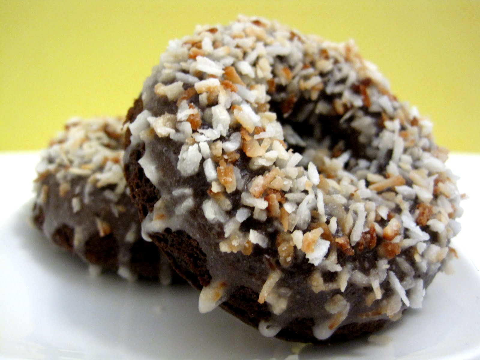 Baking in the 'Burg: Chocolate Coconut Doughnuts