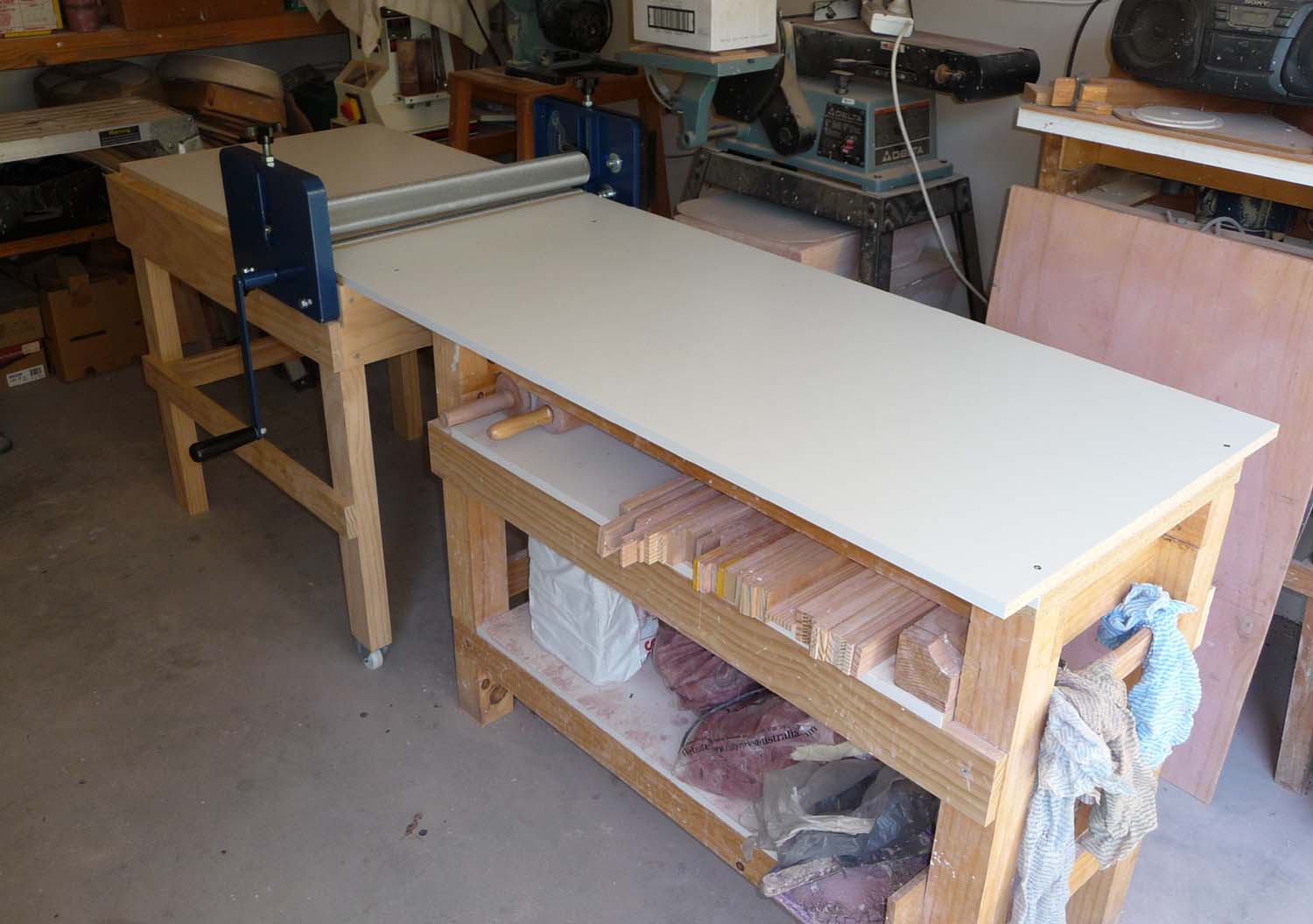 Stephen Cullum's Bonsai & Pottery: Post 118 Slab roller