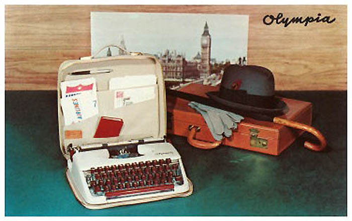 The Typewriter Revolution blog: Olympia typewriter postcards