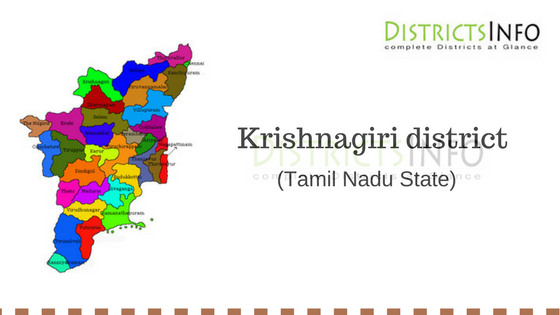 Krishnagiri district With Talukas in Tamil Nadu State