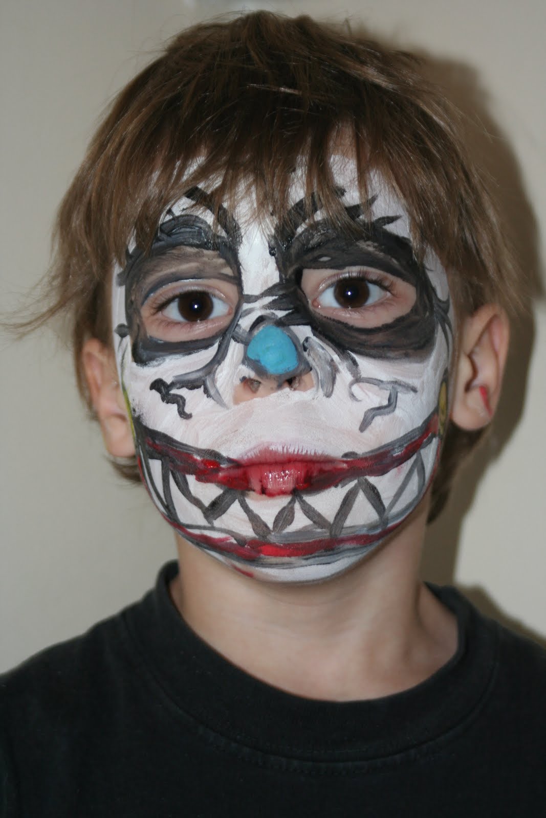 Staying Home To Make Cookies: Scary Face Painting!