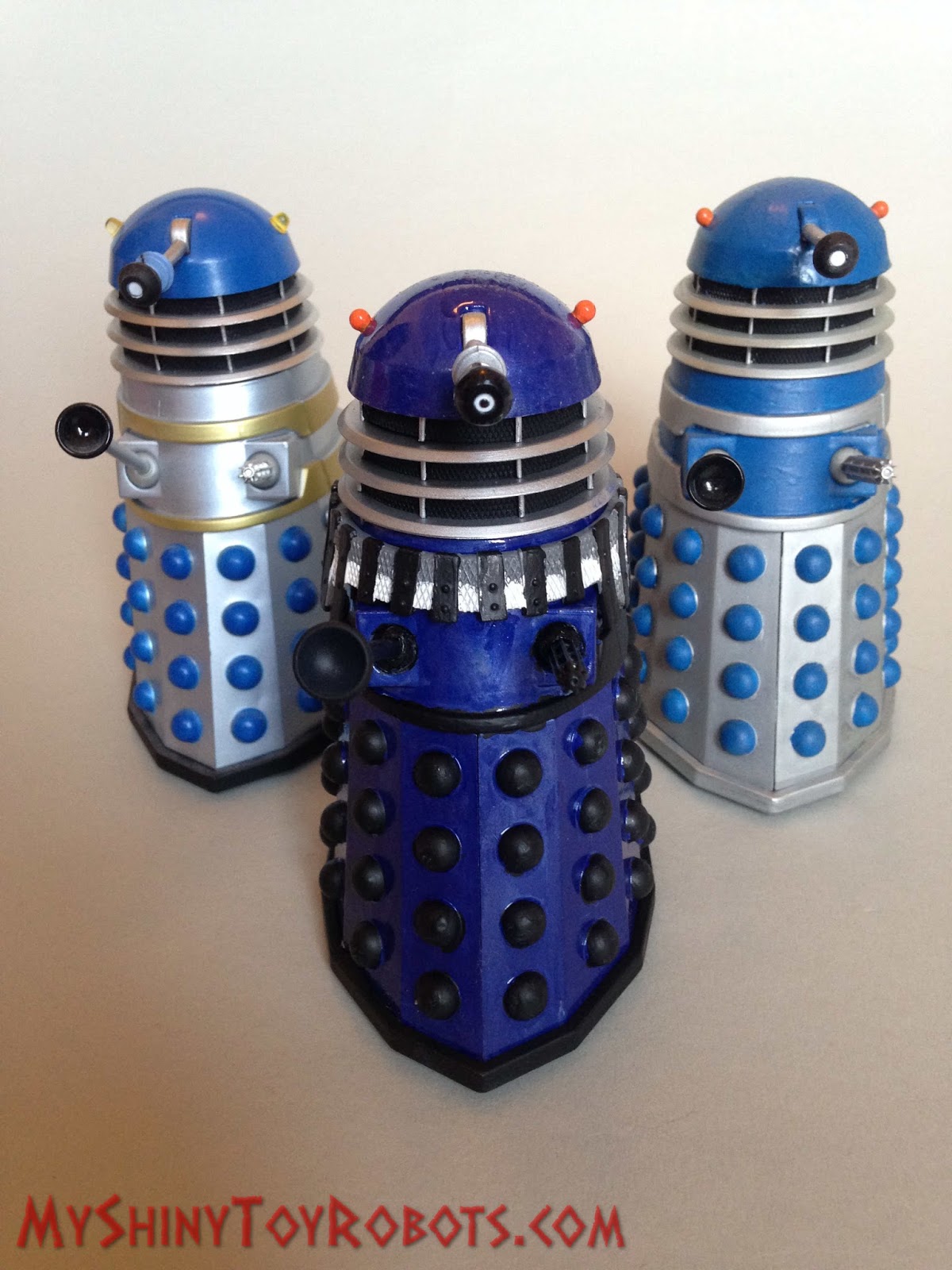 My Shiny Toy Robots: Custom Figure: Promotional Blue Classic Dalek