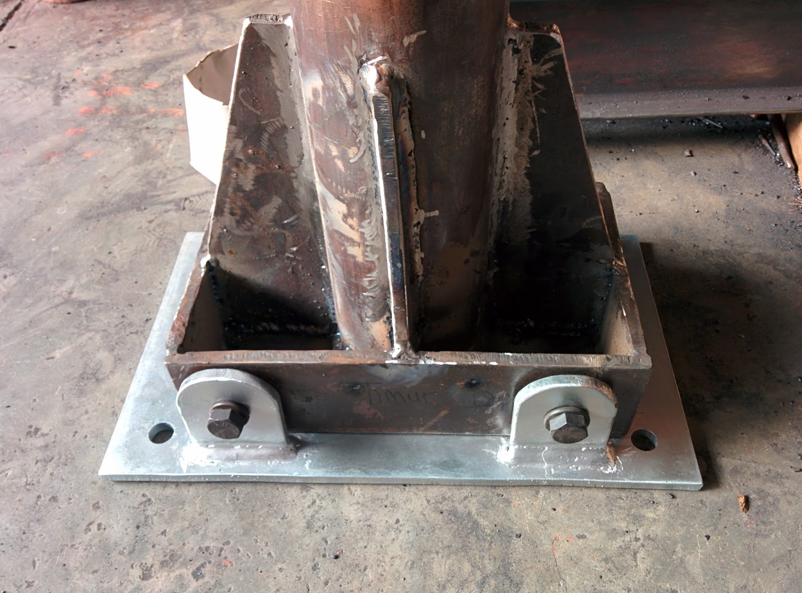 -- PT DUA PERKASA --: GONDOLA PERMANENT DAVIT SOCKET ARM - UNEJ JEMBER