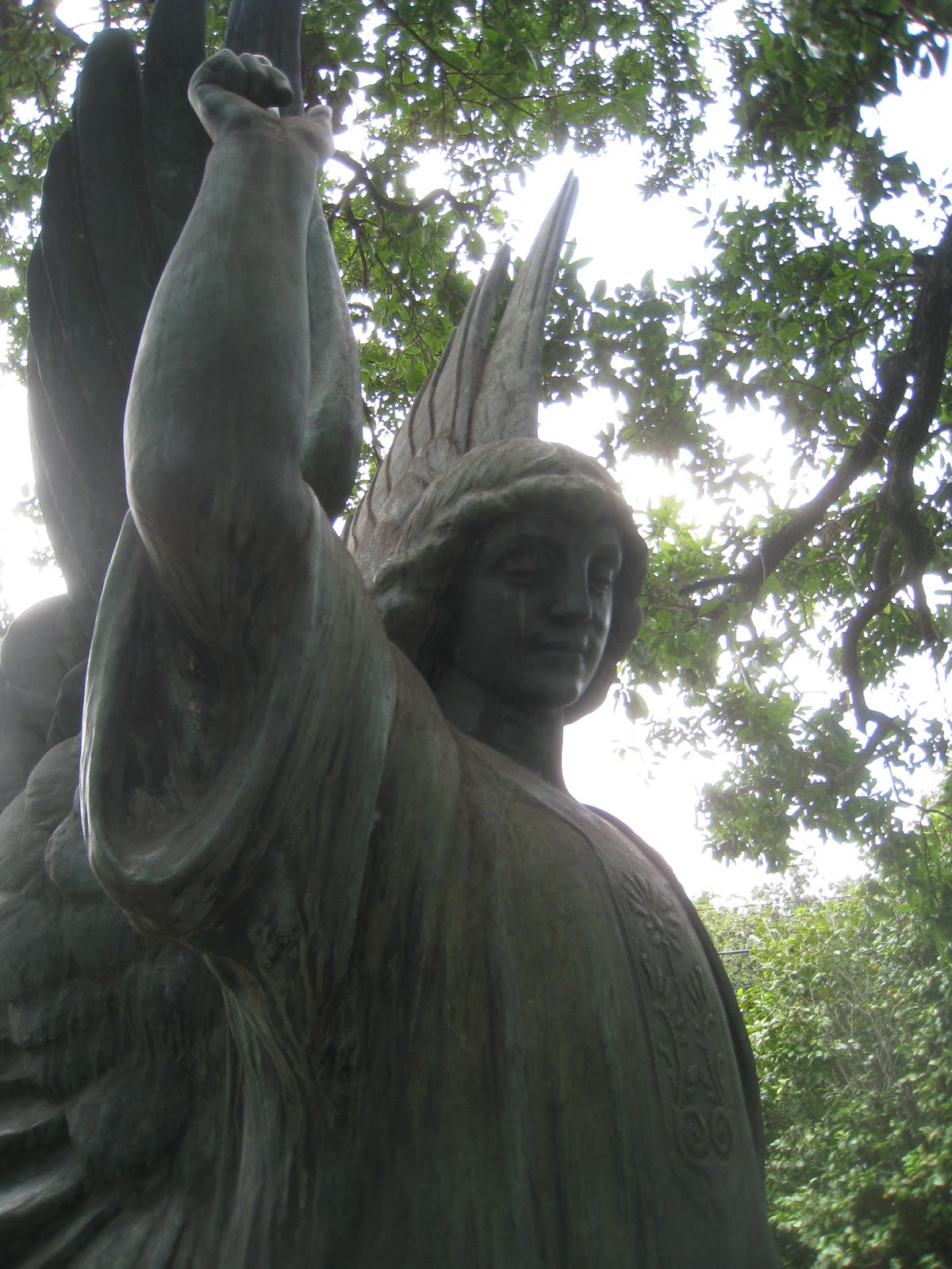 Rain in Lafayette: Giant Cement Angel Stole My Heart