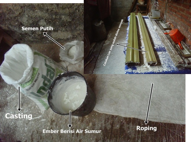 Tunas Meranti Online: CARA MENCETAK LIST CORNICE / GYPSUM