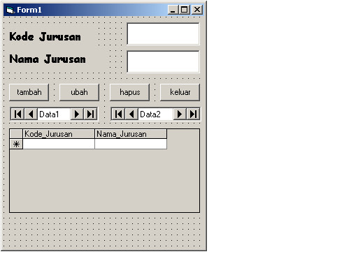 MEMBUAT PROGRAM DATABASE SEDERHANA MENGGUNAKAN VISUAL BASIC | Mukhriatin
