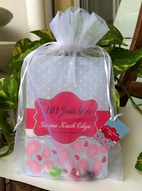 Tempahan Yassin Untuk Majlis Anda : Tempahan buku doa untuk cikgu sekolah