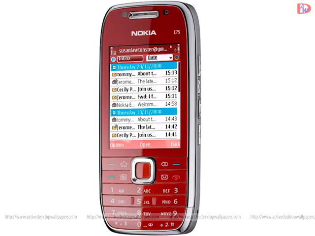 Mobile Phone: Nokia Phone's Red Picture