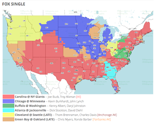 PACKERVILLE, U.S.A.: Week 15 TV Map
