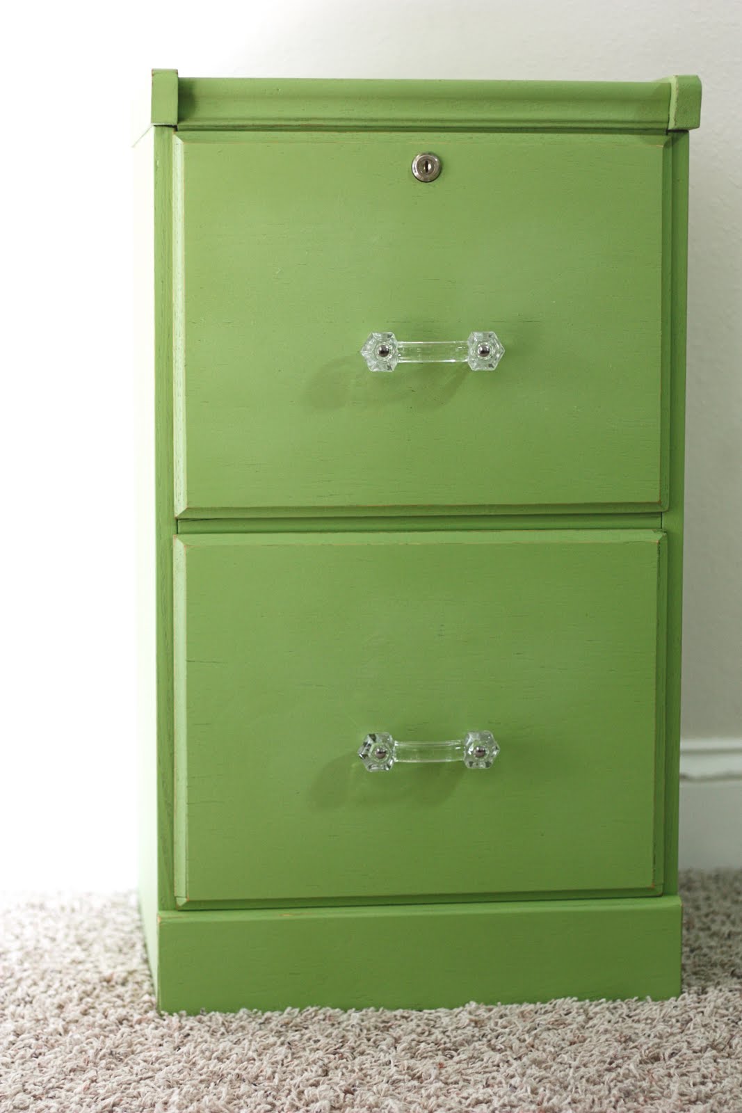 Filing Cabinet Before and After - Sew Much Ado
