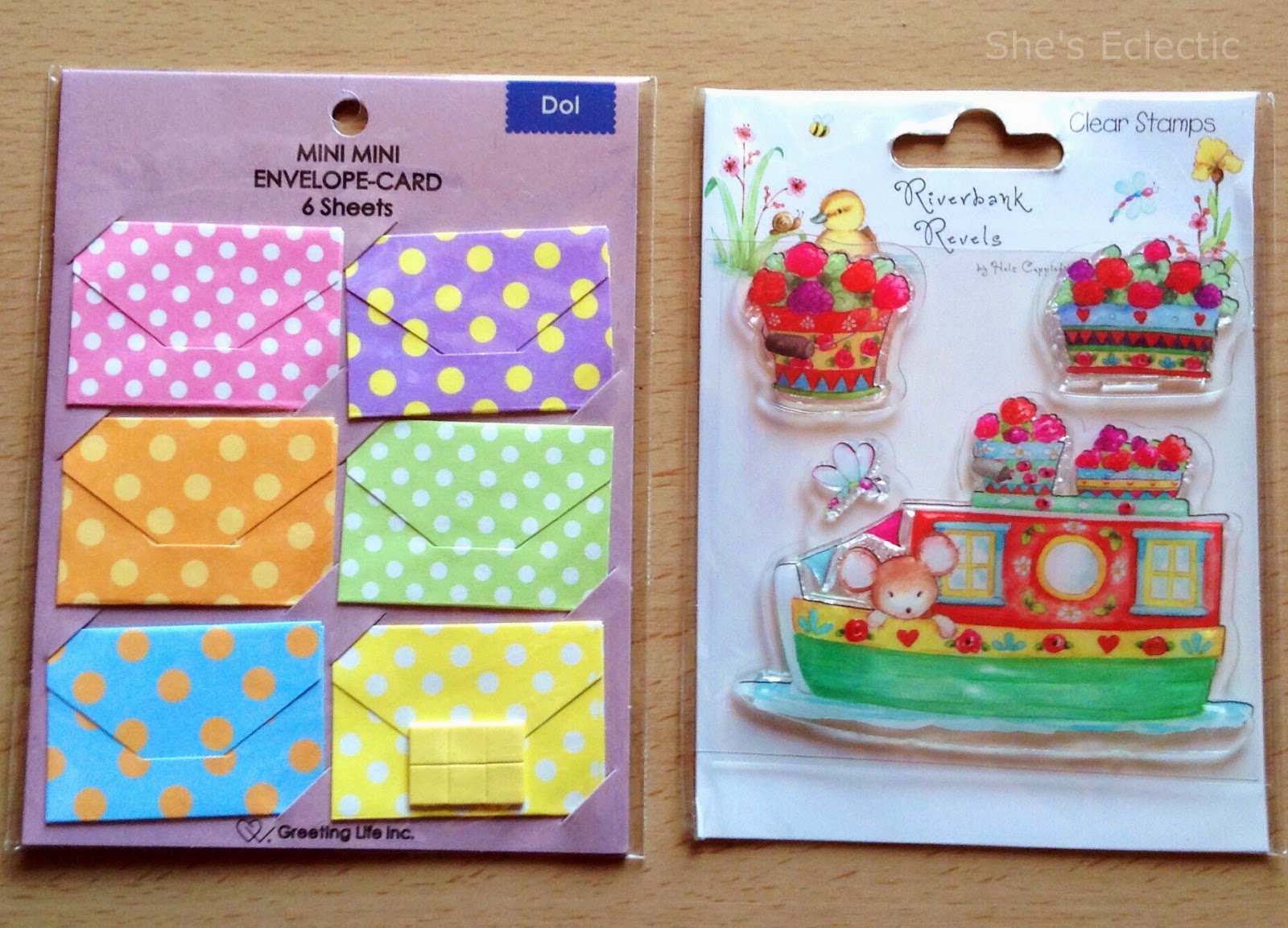 She's Eclectic: Linky's super stationery box - August '14