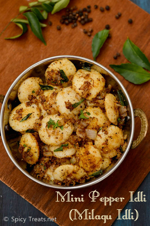 Spicy Treats: Mini Pepper Podi Idli | Pepper Podi Idli Recipe | Milagu ...