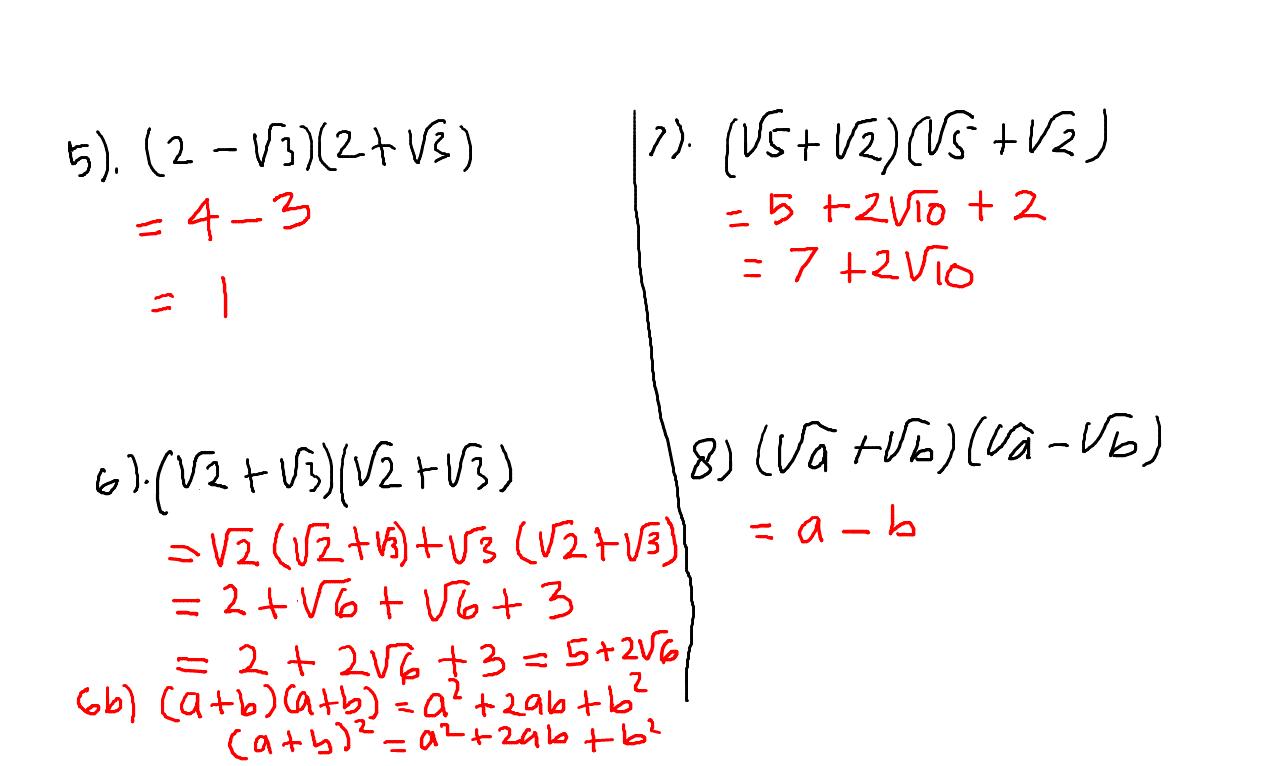 Bentuk Akar (2) - Matematika Online