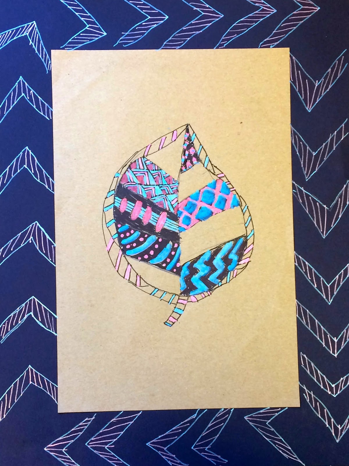 Artsy Miss Hatch: Two Pins, One Lesson. Fourth Grade Zentangles.